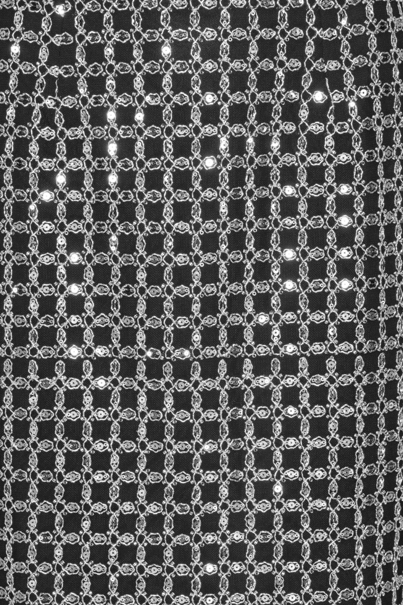 Beaded Long Mini Skirt Black - ROTATE Birger Christensen