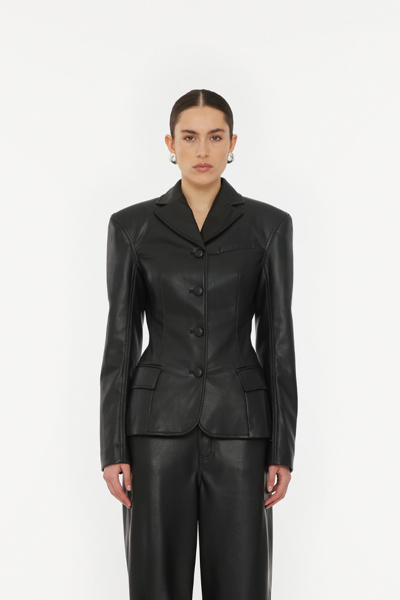 Fitted Blazer Black - ROTATE Birger Christensen