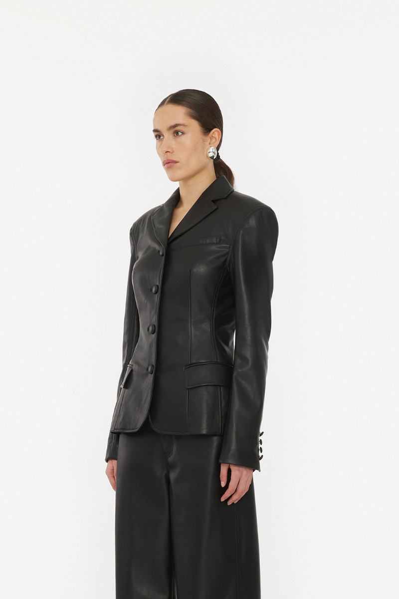 Fitted Blazer Black - ROTATE Birger Christensen