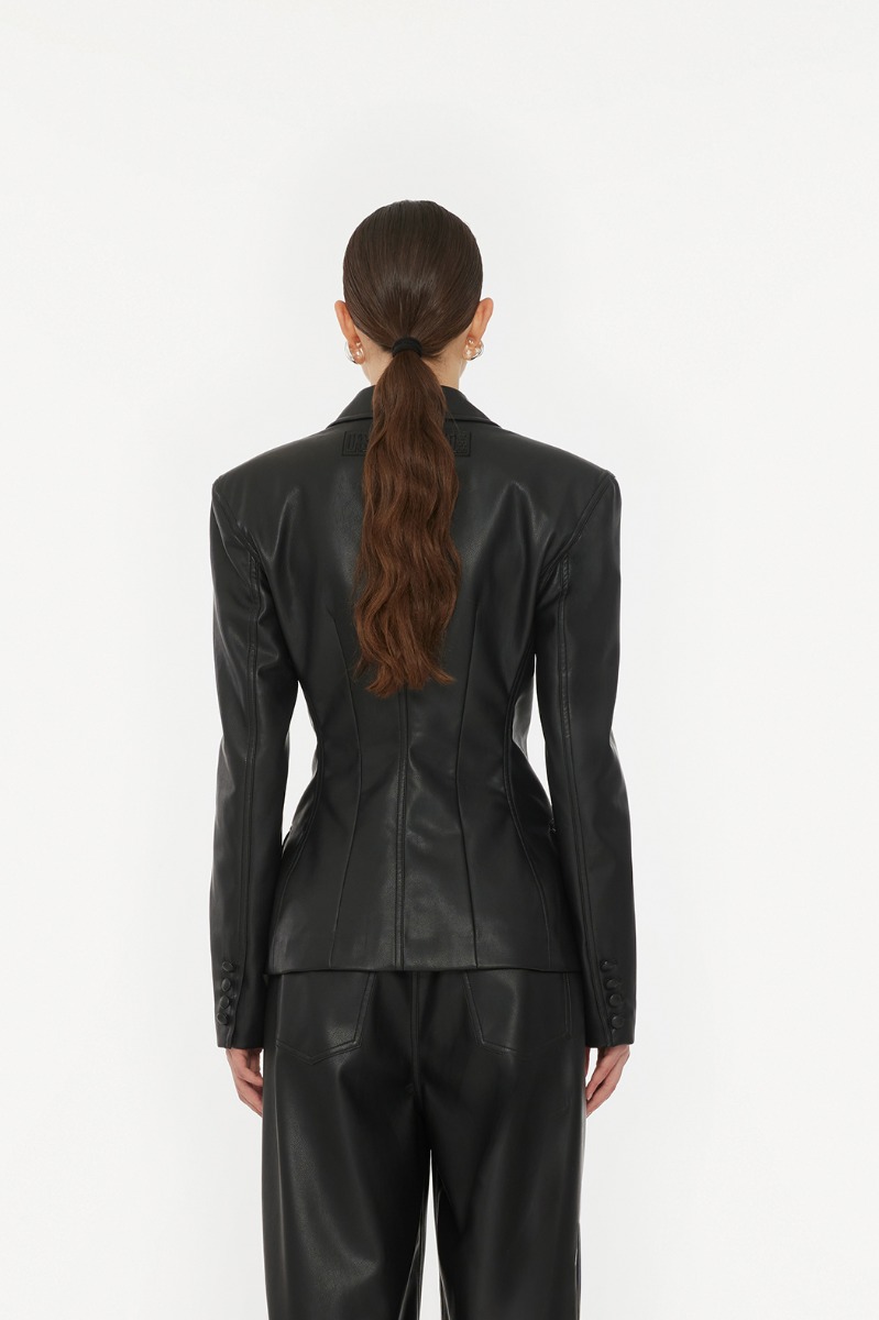 Fitted Blazer Black - ROTATE Birger Christensen